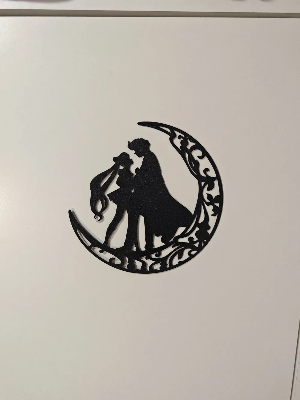 Tuxedo Mask and Sailor Moon Wall Art - Free 3D Print Model - MakerWorld