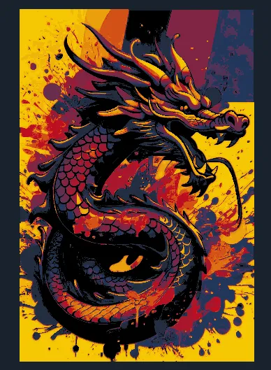 Dragon hueforge by Yuro3d - MakerWorld