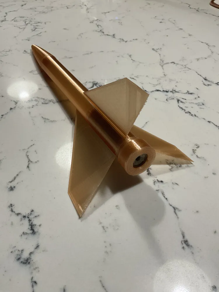 Model Rocket with motor mount by (:DampMoths:) MakerWorld: Download Free 3D Models