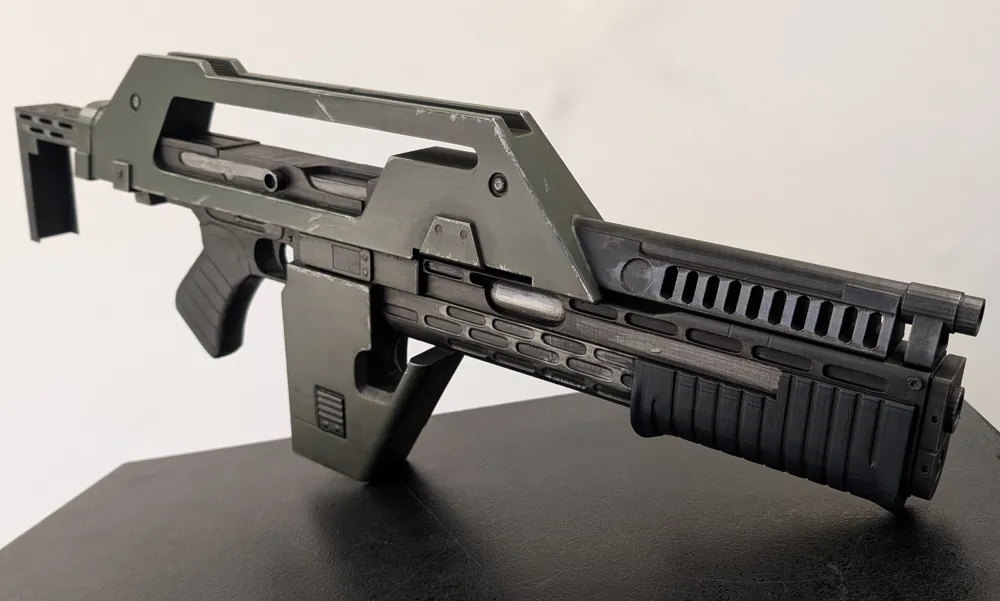 Aliens M41A Pulse Rifle - Full Size - Free 3D Print Model - MakerWorld