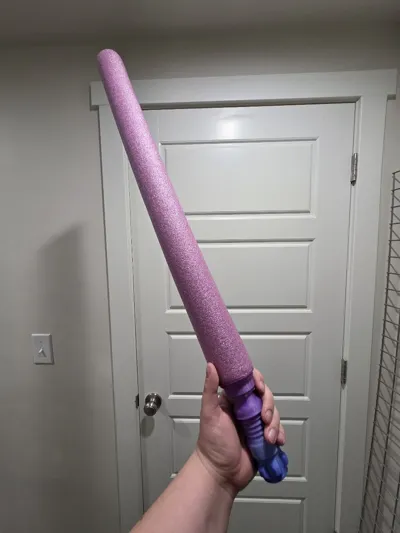 Jedi Pool Saber - Kids size - Shortened Handle - Free 3D Print Model ...