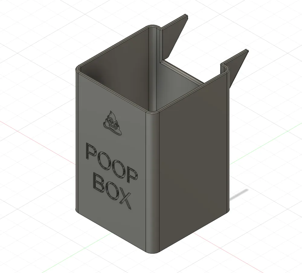 Filament Poop Collector Mini Box (Bambu Lab P1S) - Free 3D Print Model ...