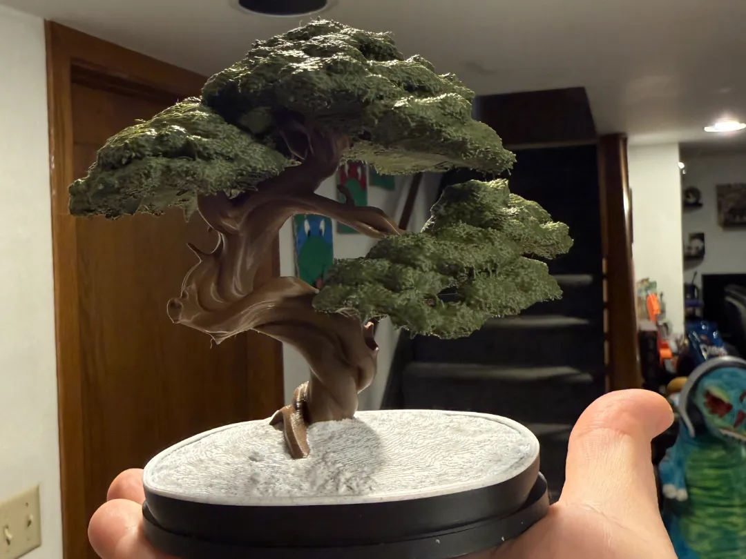 Bonsai Tree with rock bed - Free 3D Print Model - MakerWorld