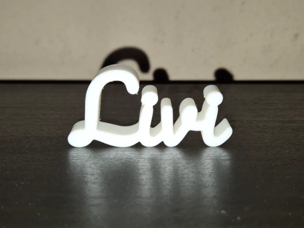 Livi Name Sign Display Decor by GabT - MakerWorld