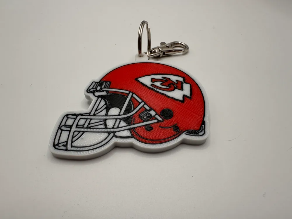 Kansas City Chiefs Helmet Keychain by ShapeShifterStudio MakerWorld ...