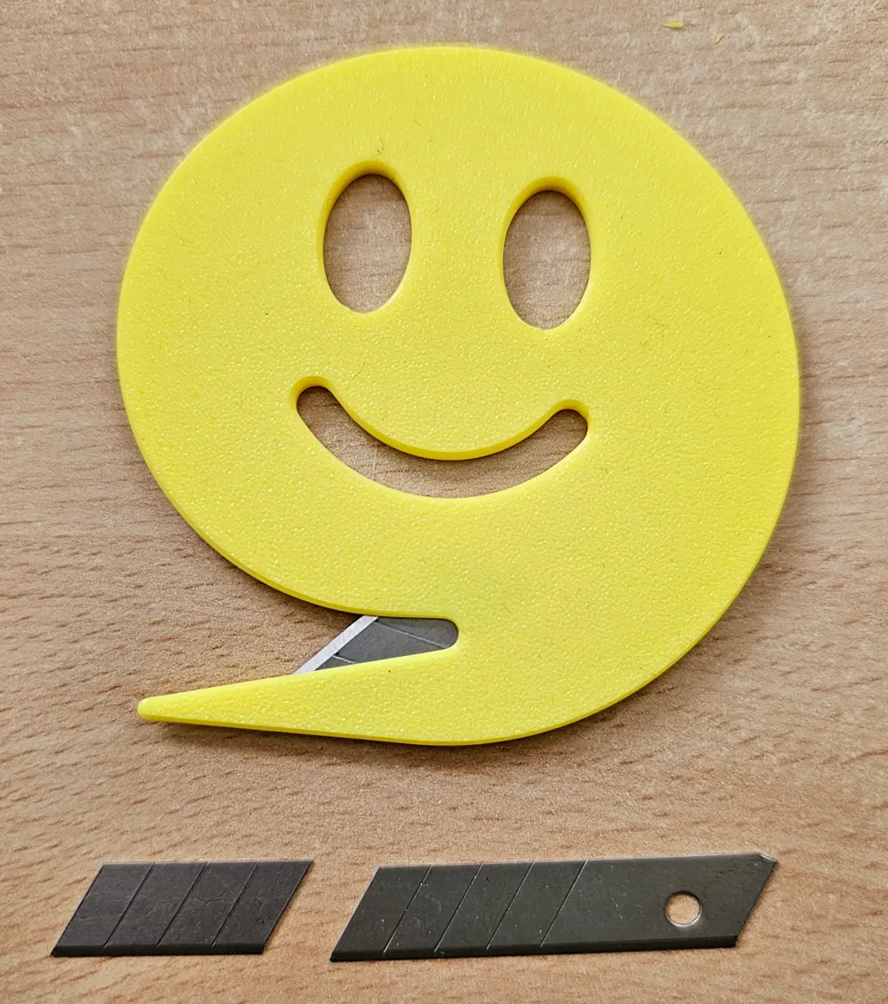 Brieföffner Smiley Letter opener by olaf.schubert - MakerWorld