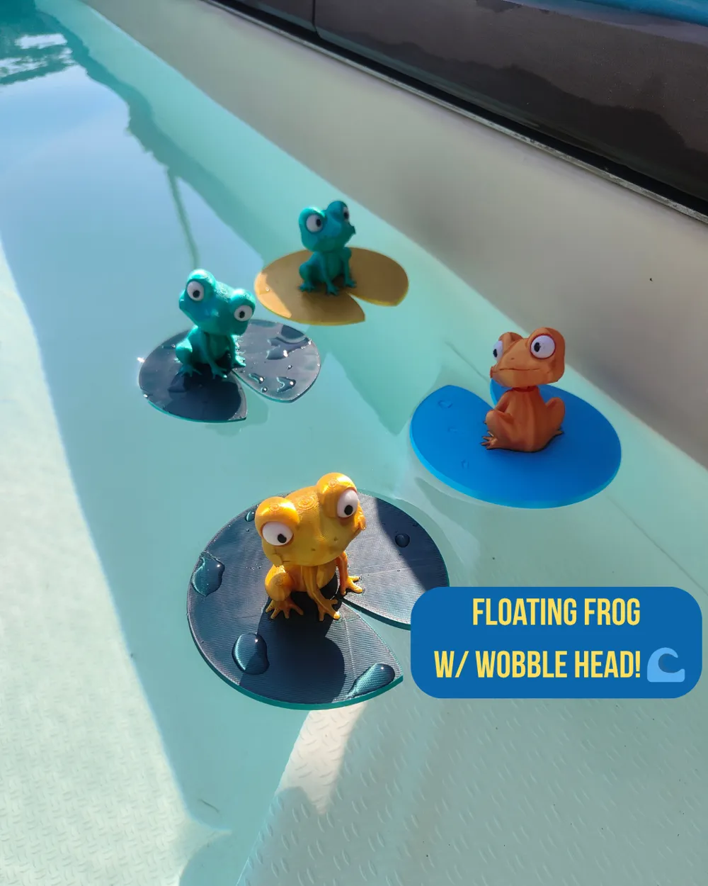SnapSquad - cute articulated Floating Frog by 🔥Bacongo3D🔥 MakerWorld ...