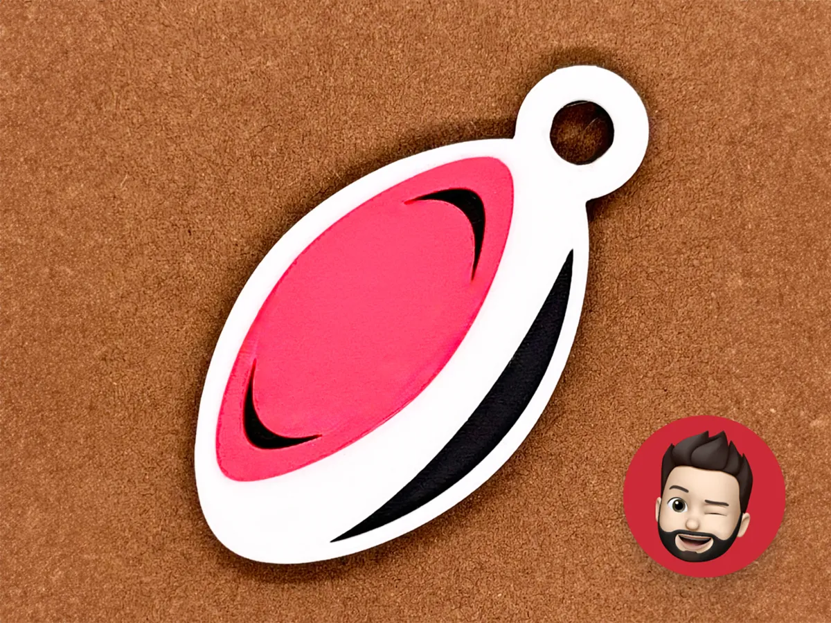 Sports rugby ball keychain - Modèle d'Impression 3D Gratuit - MakerWorld