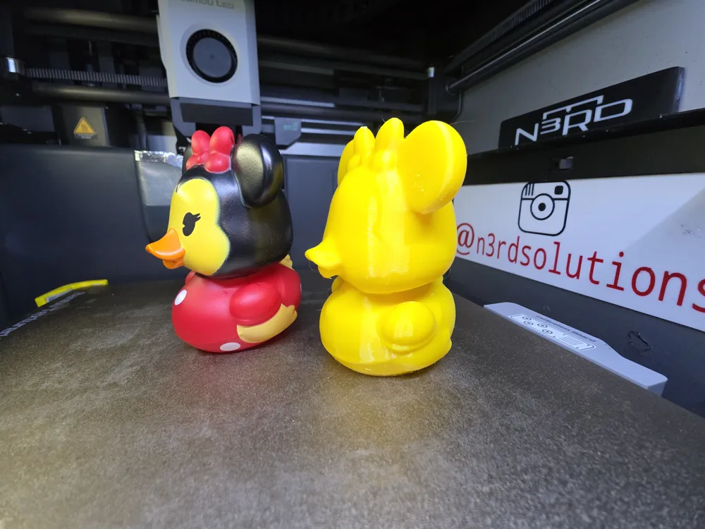 Minnie Mouse Rubber Duck - Free 3D Print Model - MakerWorld