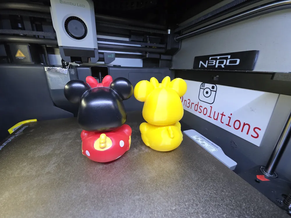 Minnie Mouse Rubber Duck - Free 3D Print Model - MakerWorld