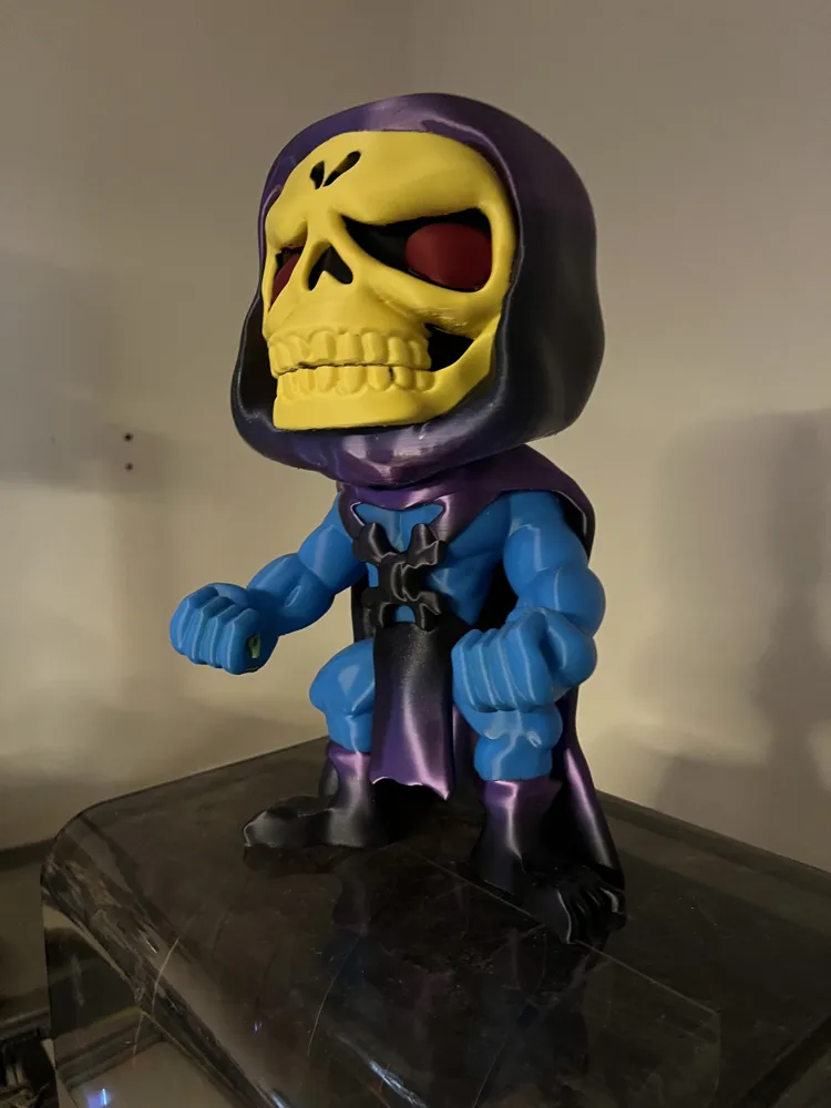 Skeletor Chibi - Free 3D Print Model - MakerWorld