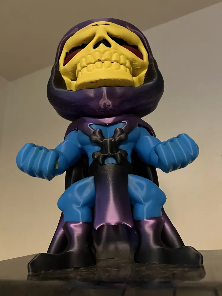 Skeletor Chibi - Free 3D Print Model - MakerWorld