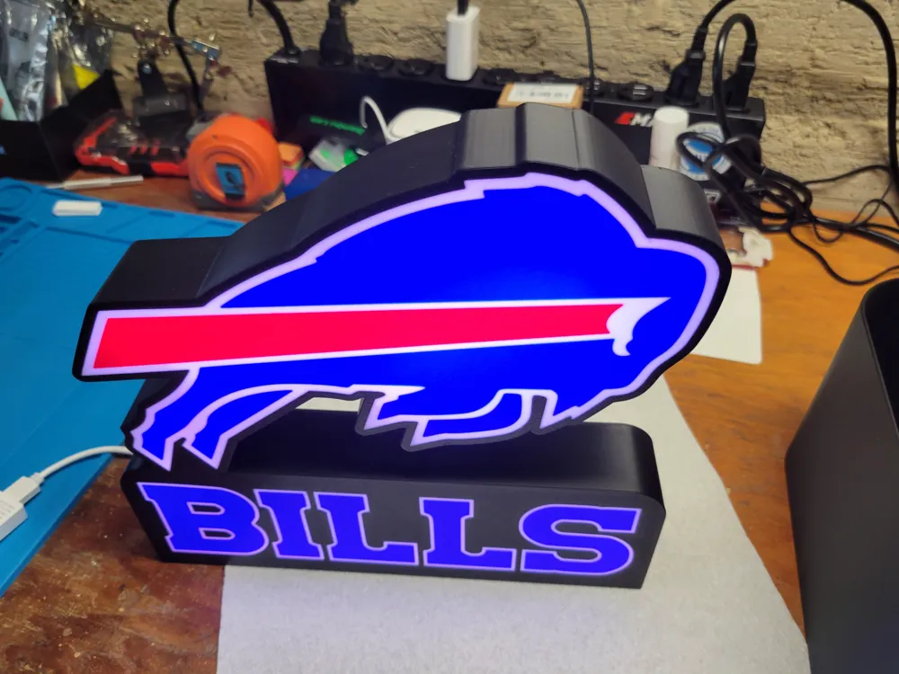 Buffalo Bills Light Box by KSG designs - MakerWorld
