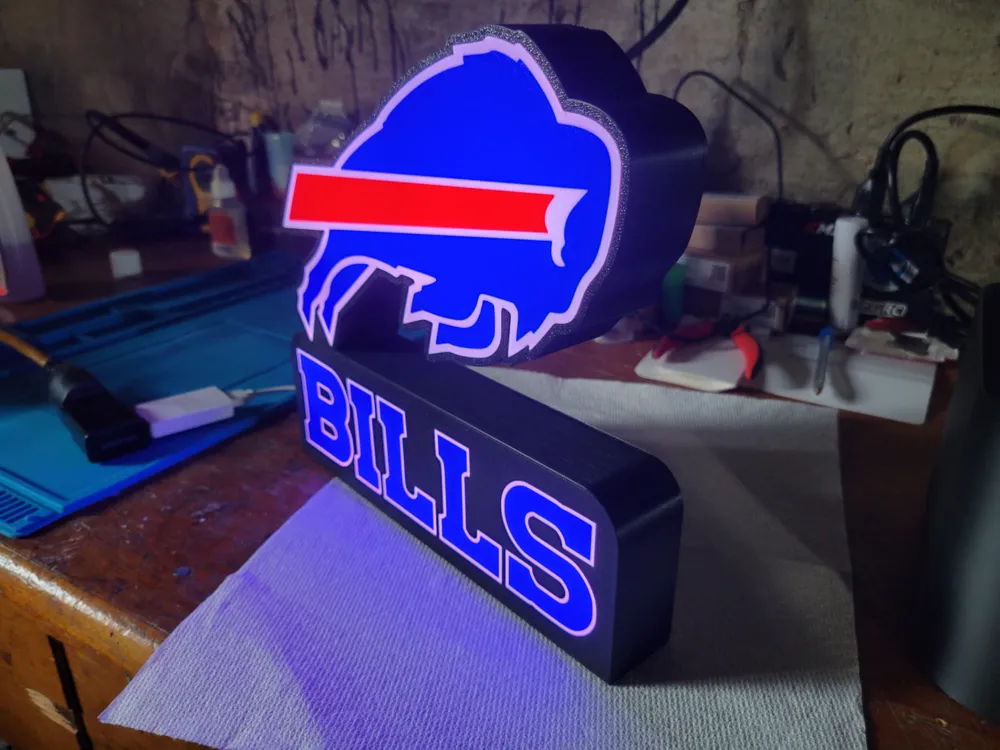 Buffalo Bills Light Box by KSG designs - MakerWorld