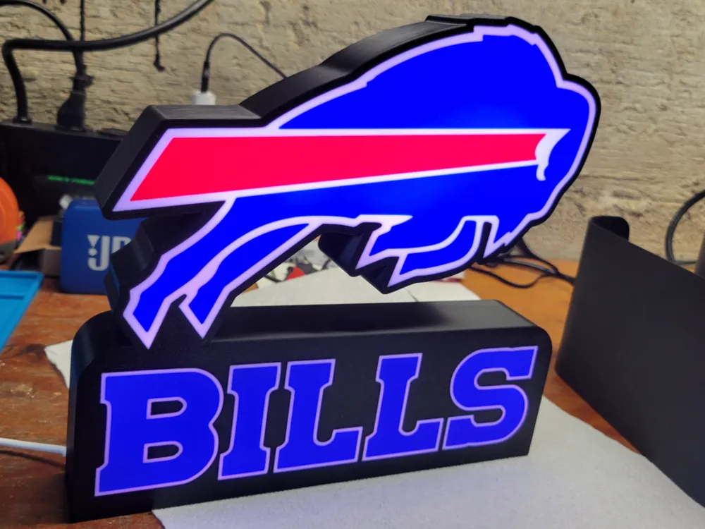 Buffalo Bills Light Box by KSG designs - MakerWorld