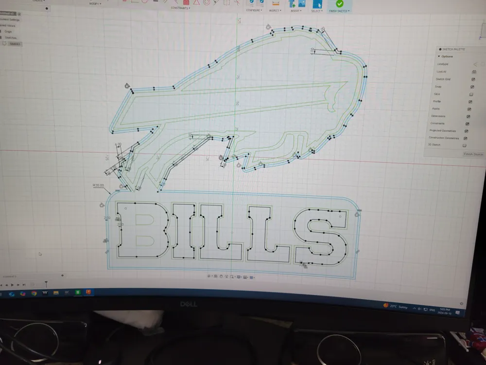 Buffalo Bills Light Box by KSG designs - MakerWorld