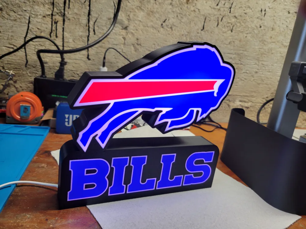 Buffalo Bills Light Box by KSG designs - MakerWorld