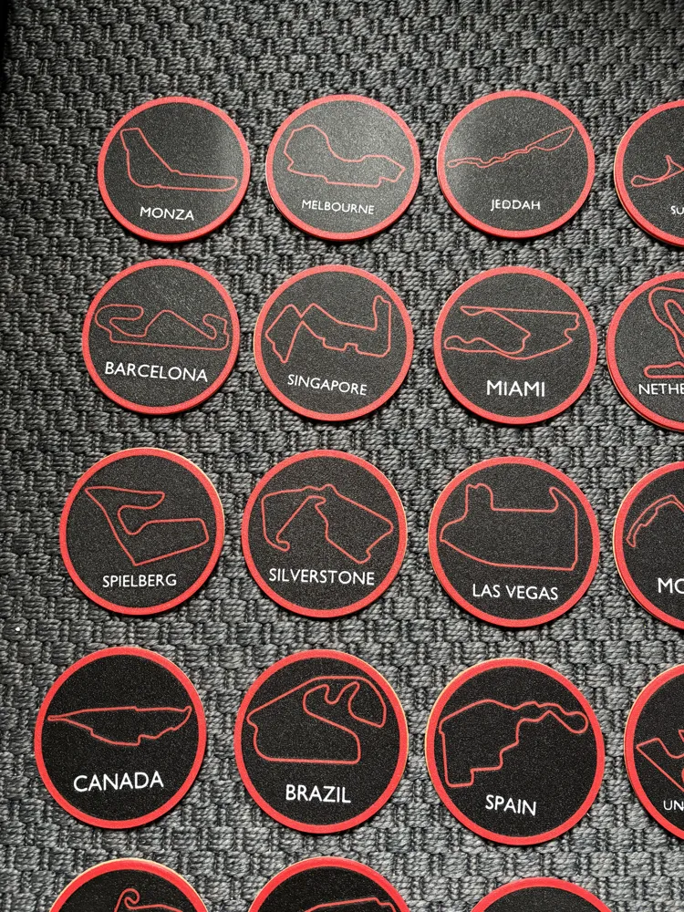 F1 Race Tracks Coasters 2026 - Free 3D Print Model - MakerWorld