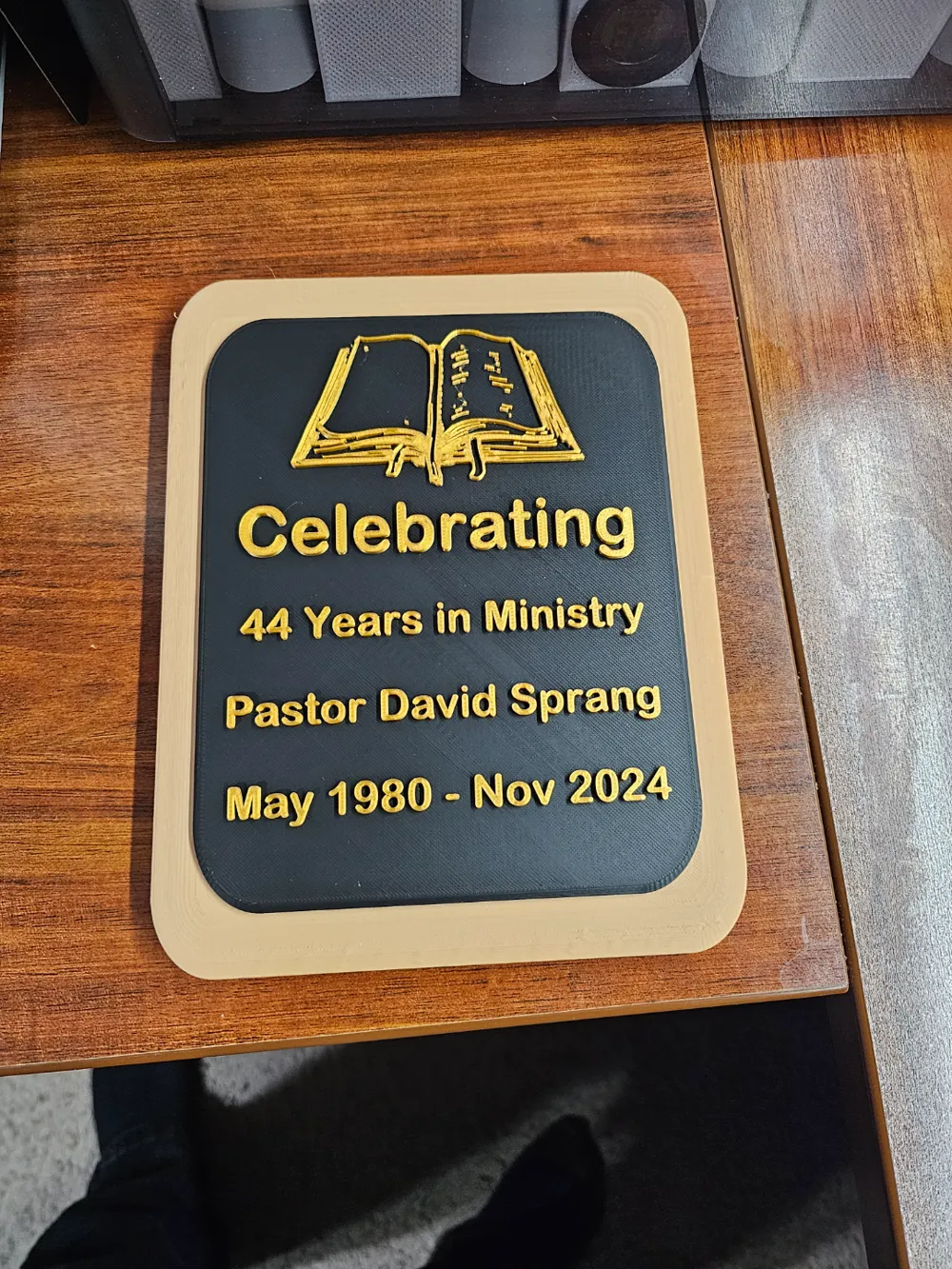 Plaque Base 7x9 by Merkman - MakerWorld