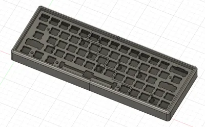 60% keyboard with arrow keys - Free 3D Print Model - MakerWorld