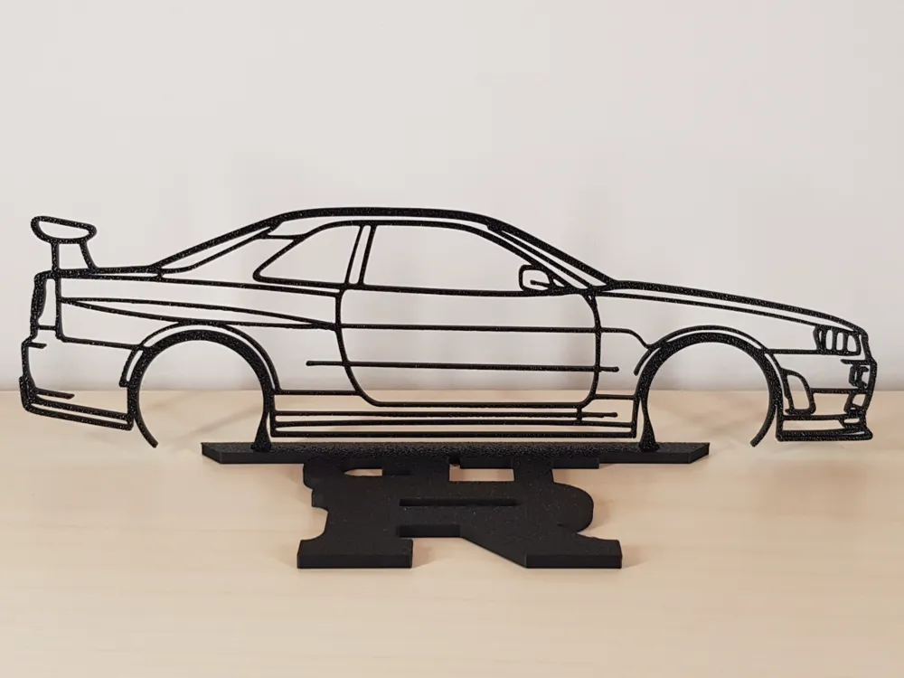 Nissan GTR R34 Front Base Remixed by GianfLab - MakerWorld