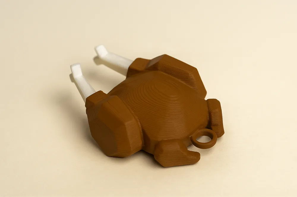 Low Poly Thanksgiving Turkey keychain - Free 3D Print Model - MakerWorld
