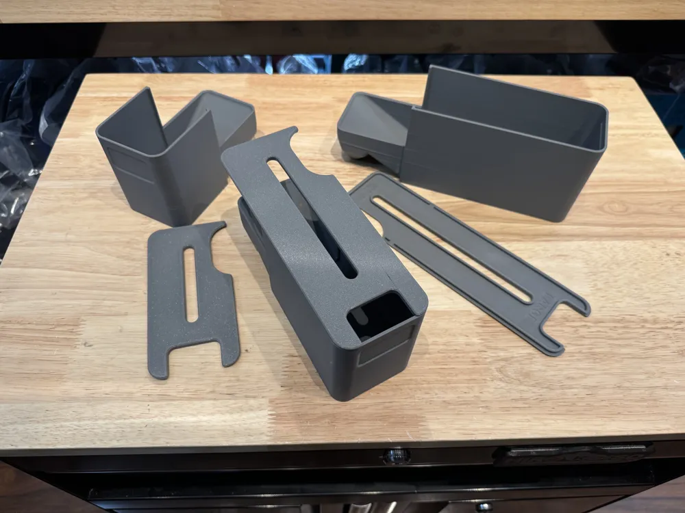 HKR Interlocking Poop chute with removable bucket - Free 3D Print Model ...