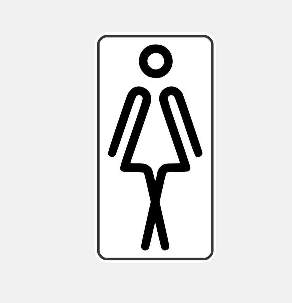 Toilet Sign - Ladies by Thor3D - MakerWorld