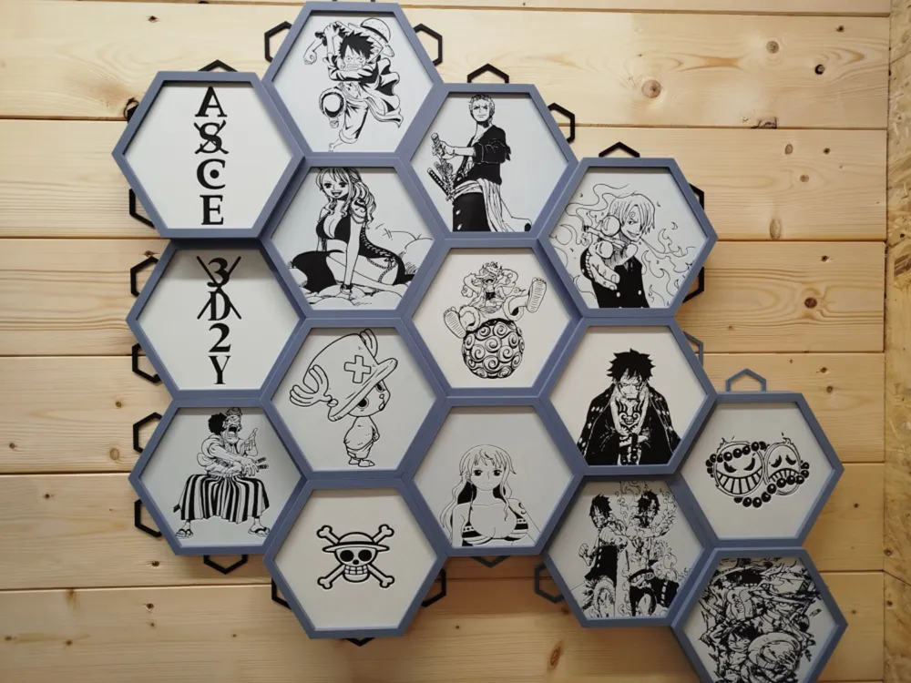 One Piece Hueforge Hexagon Nami by Don Roberto - MakerWorld