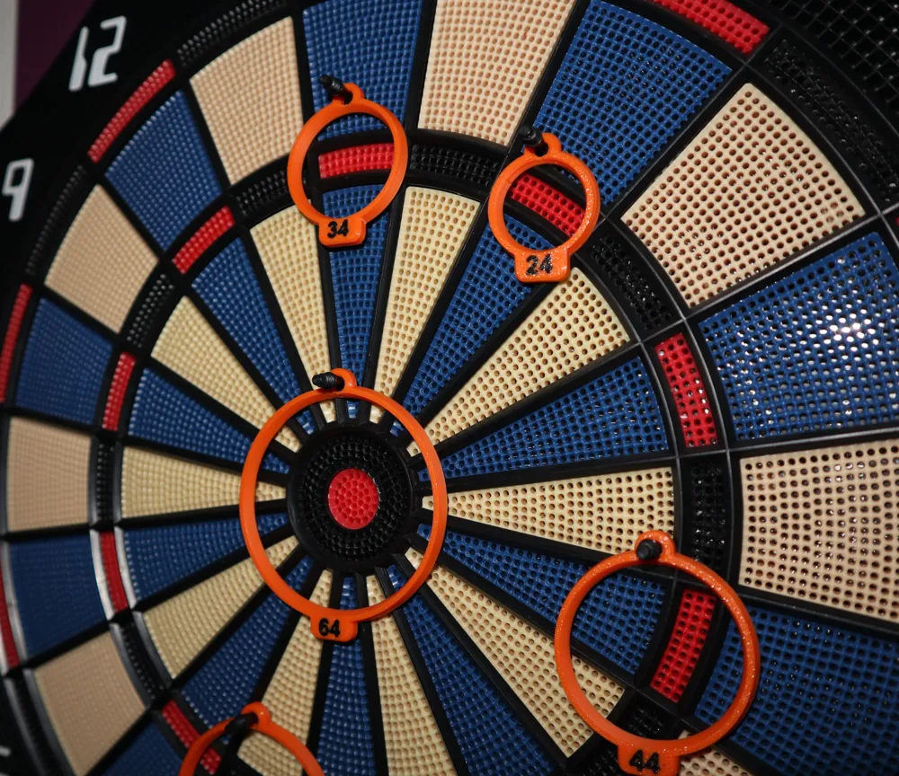 Dart target rings, dart rings, by SchwarzTee82 - MakerWorld