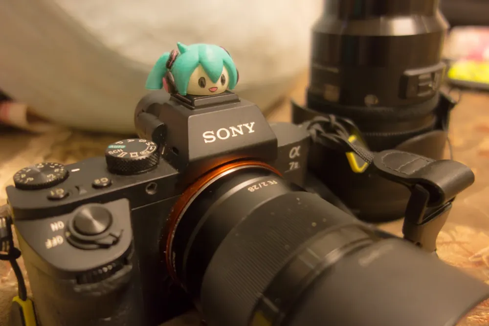 Hatsune Miku FUFU Face SONY Camera Hot Shoe Cover by lyunsmt MakerWorld ...