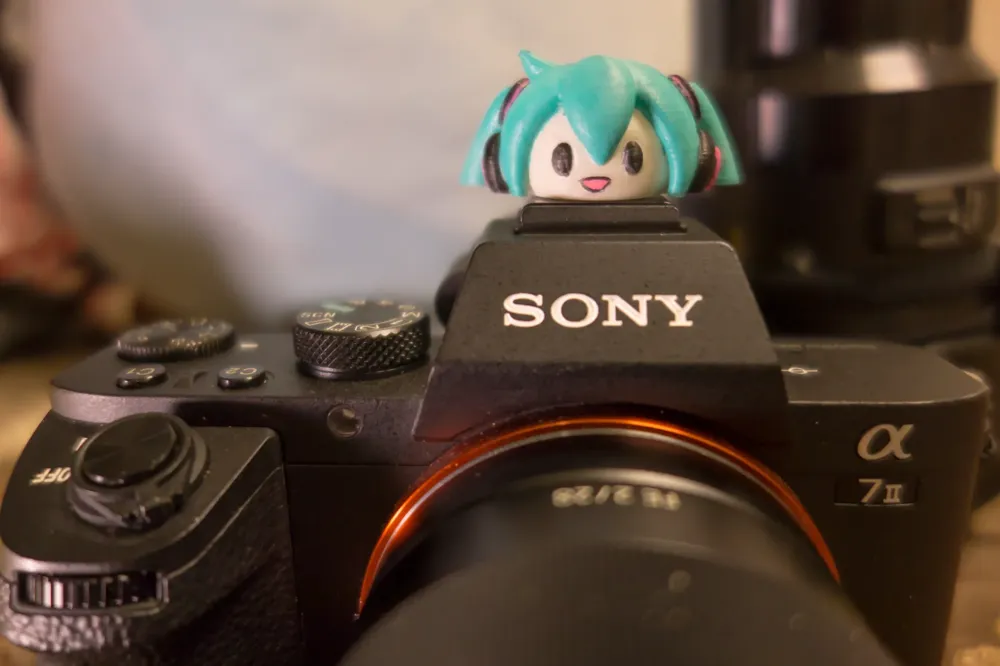 Hatsune Miku FUFU Face SONY Camera Hot Shoe Cover by lyunsmt MakerWorld ...