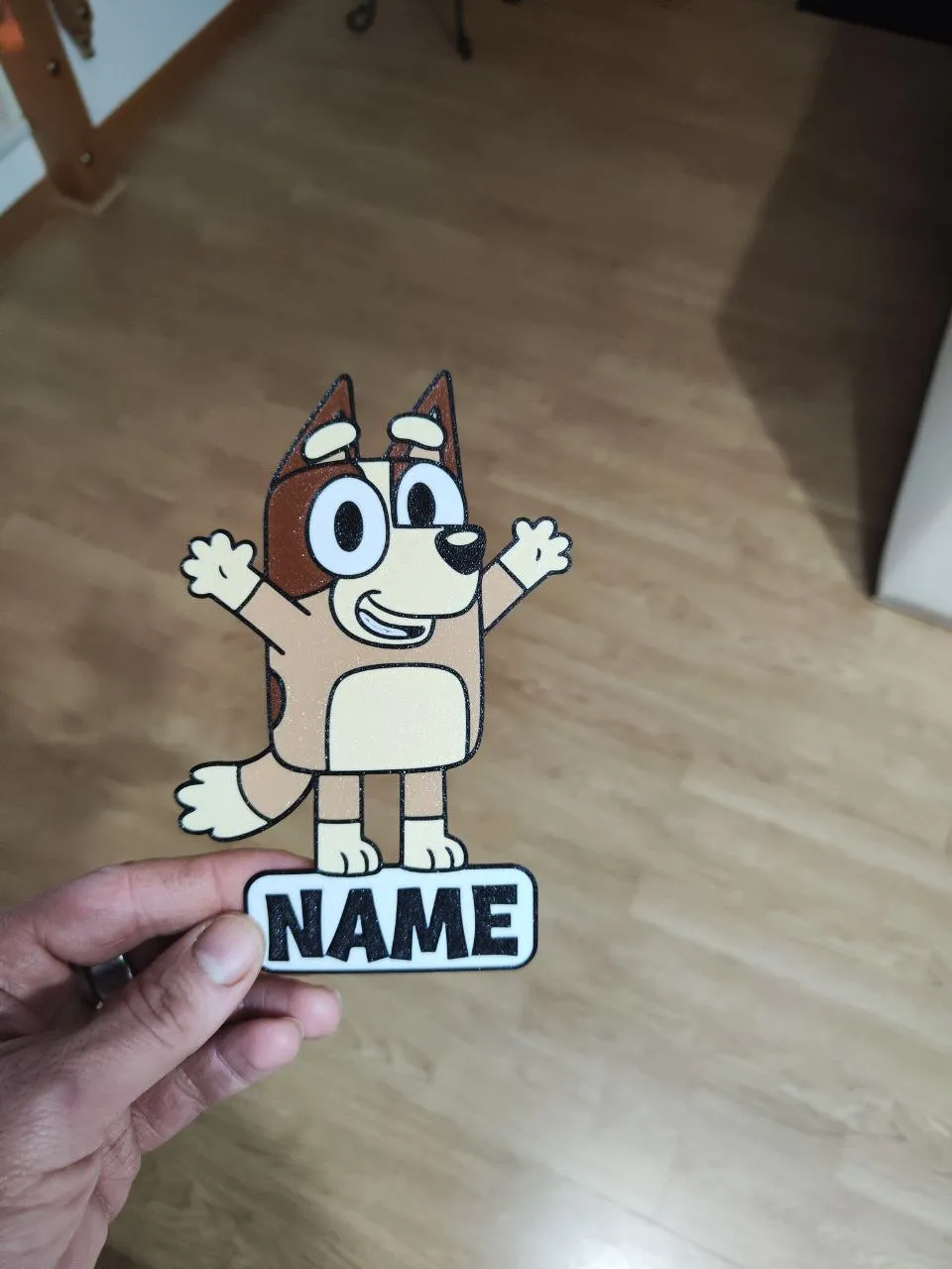 bingo heeler-tu nombre-your name - Free 3D Print Model - MakerWorld