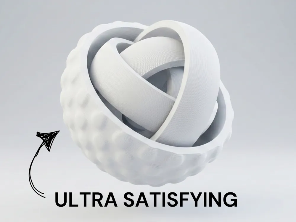Ultra Satisfying Fidget Gyro (Print in Place) - Free 3D Print Model ...