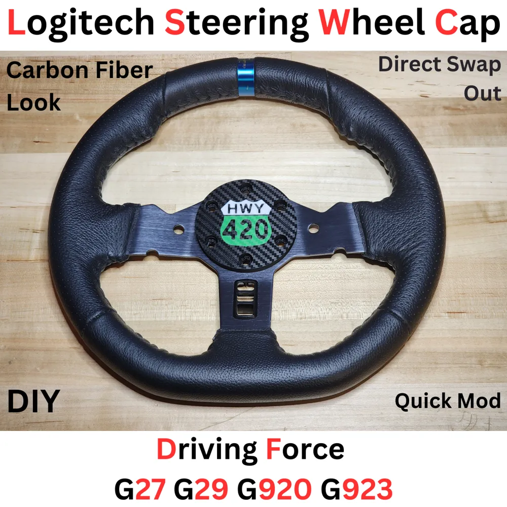 HWY 420 Logitech G27 G29 G923 G920 Steering Cover by Florida Features ...