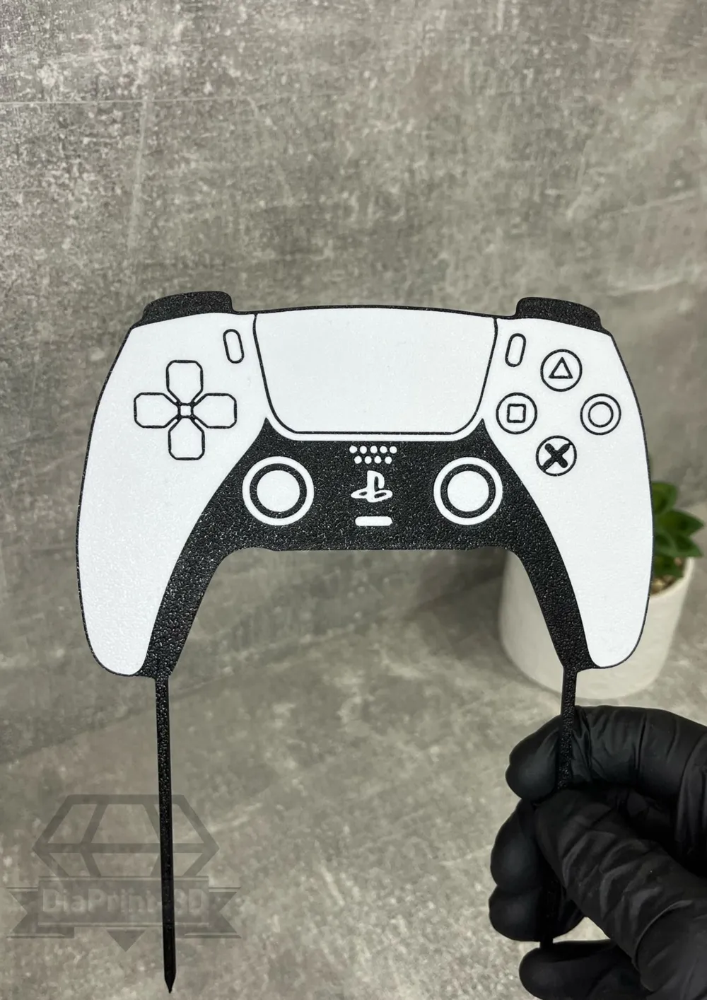 Playstation 5 Cake Topper by Diaprint-3D - MakerWorld