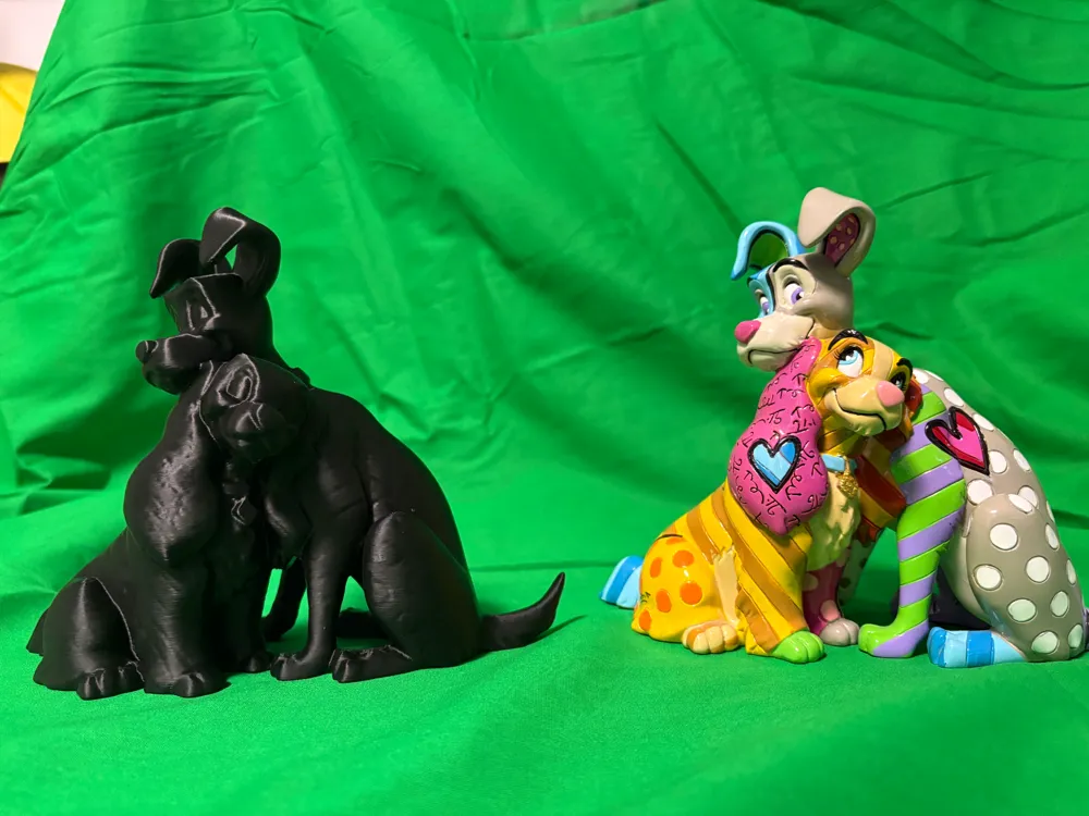 Lady and the Tramp (3d model scan) by Davide Santomauro - MakerWorld