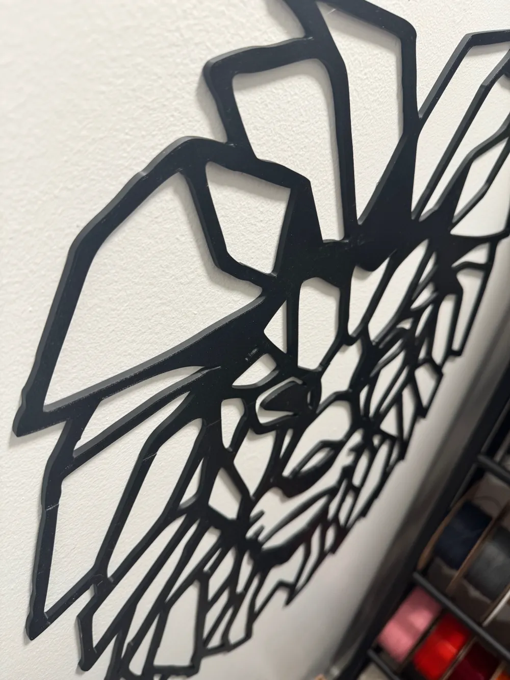 Large lion 2d wall art by SuperCeege MakerWorld: Download Free 3D Models