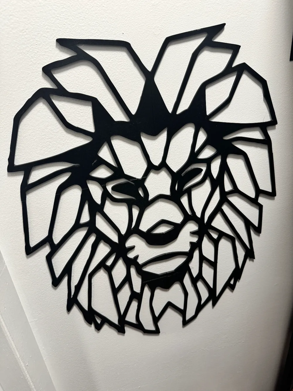 Large lion 2d wall art by SuperCeege - MakerWorld