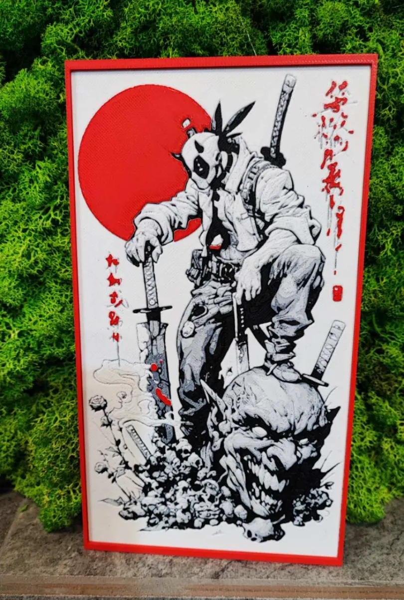 Deadpool Samurai by Garuda3D - MakerWorld