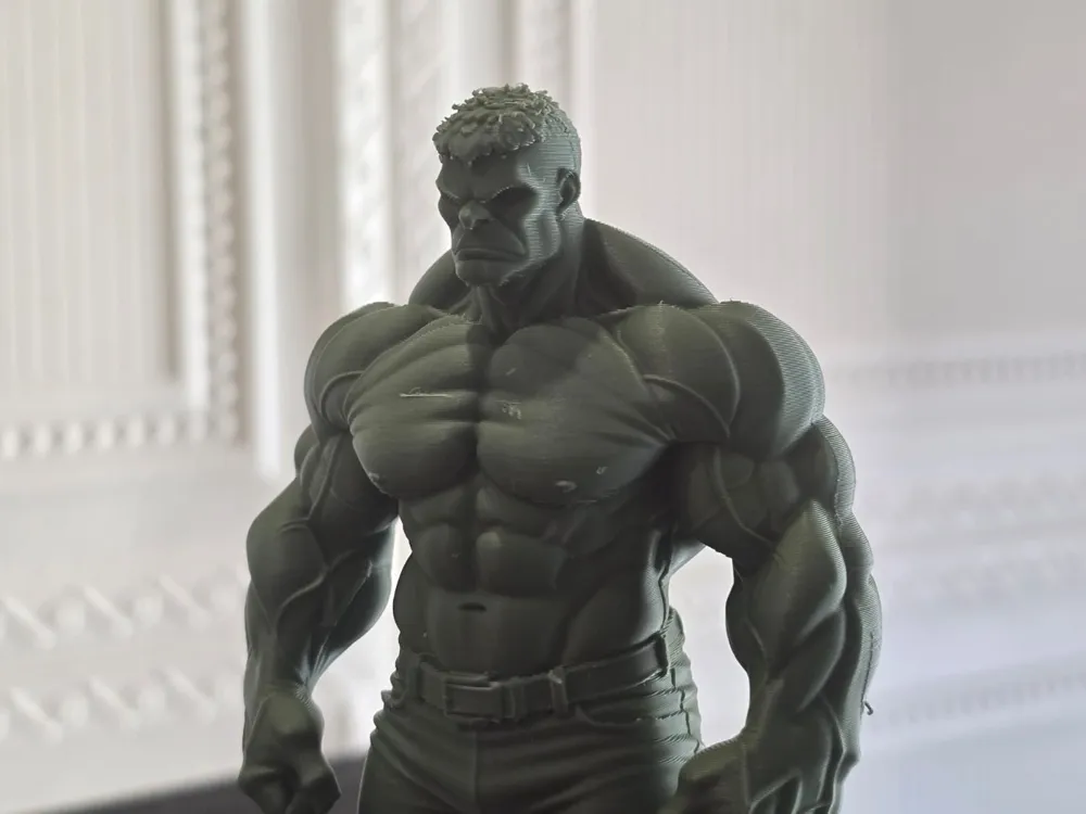 The Incredible Hulk – High-Detail Statue - Free 3D Print Model - MakerWorld