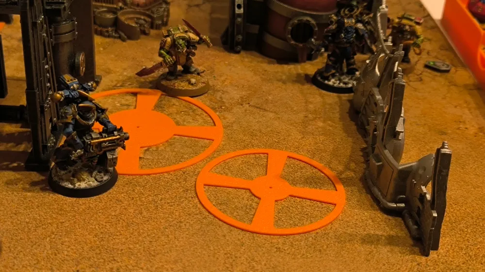 Kill Team 2024 Templates (40 and 20 mm) by paetrickstar - MakerWorld