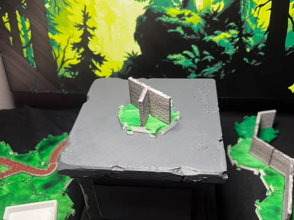 Y1 HexaRealms: Simple Walls (6/23-Piece Set) - Free 3D Print Model ...