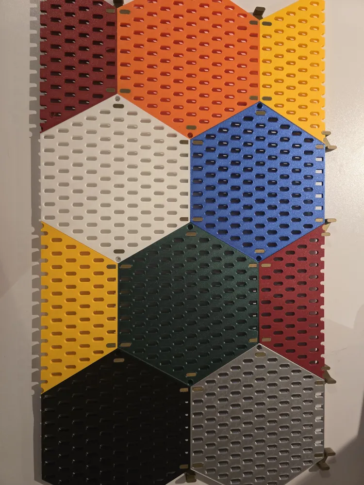 Hexagonal Skadis board v2 Joints - Free 3D Print Model - MakerWorld