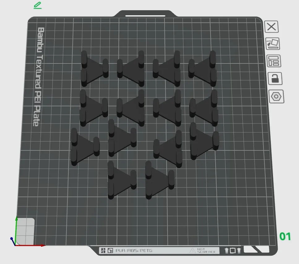 Hexagonal Skadis board v2 Joints - Free 3D Print Model - MakerWorld