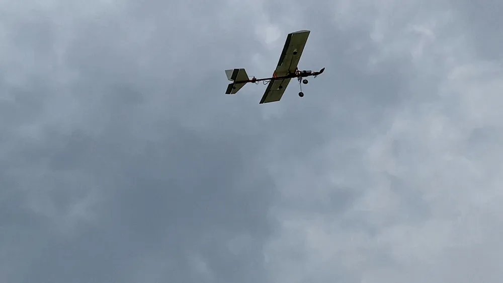 3D Printed Remote Control Rubber Band Airplane Model - Free 3D Print ...