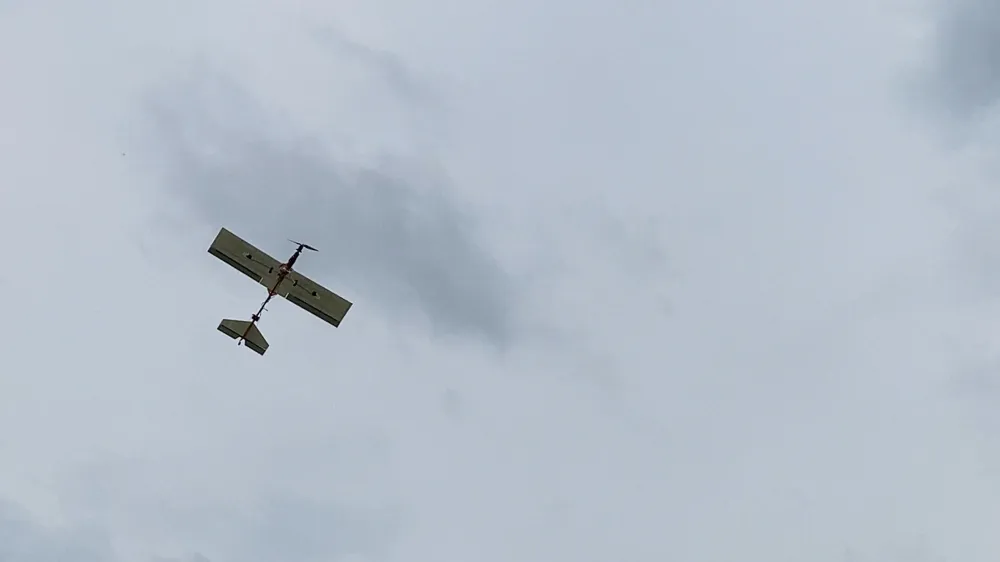 3D Printed Remote Control Rubber Band Airplane Model - Free 3D Print ...