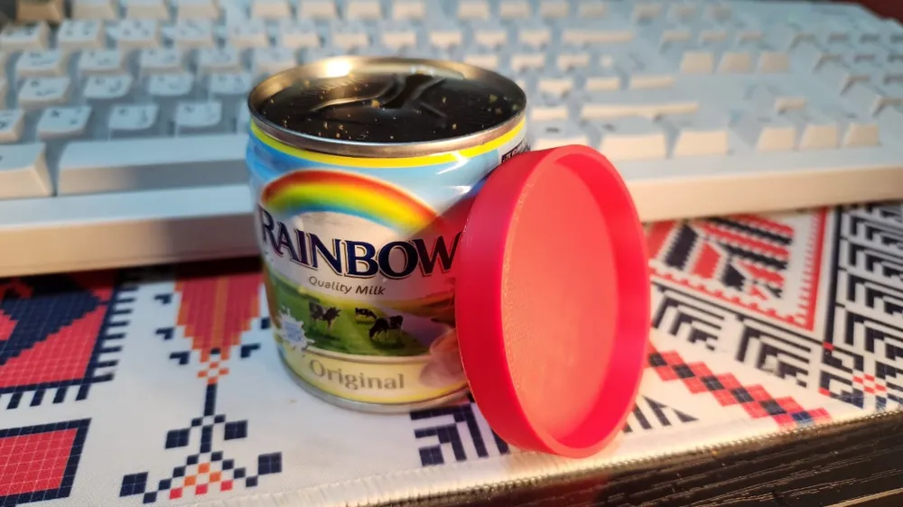 cover or lid for evaporated milk can by user_4252320897 MakerWorld ...