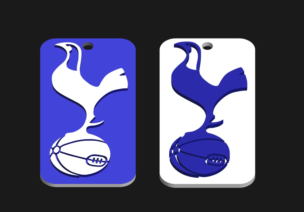 Tottenham Hotspur wall plaque by GhengisAhn - MakerWorld