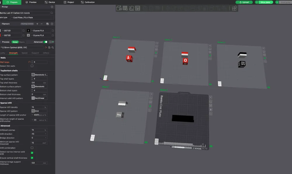 Manual Calendar Date Display for desk. by drvenipatuljak - MakerWorld